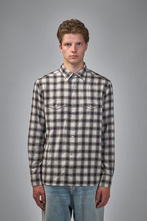 Tom Ford Western Fluid Check Slim Fit Western Shirt