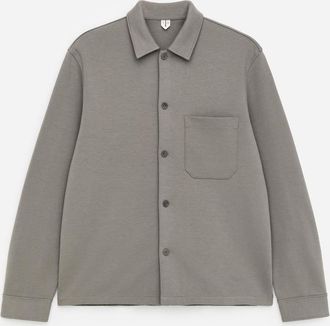 Arket Jersey-Overshirt -Grau