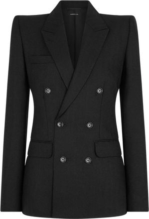 Tom Ford Femme, Vestes, Noir, Taille: 38 FR Veste Tailleur Crois&eacute;e