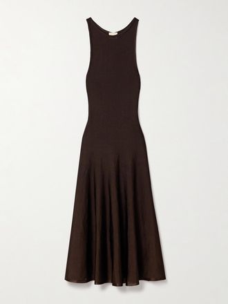 Khaite Hencil Midikleid Aus Strick - Braun