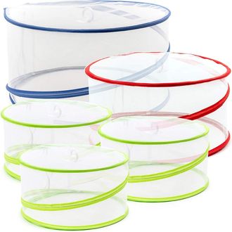 Bramble 5 St&uuml;ck Pop Up Fliegenhaube Faltbare Fliegenschutz Abdeckhaube f&uuml;r Lebensmittel, 3 Gr&ouml;&szlig;en Abdeckhauben f&uuml;r Lebensmittel - Insektenschutz f&uuml;r Speisen, 