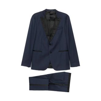 HUGO BOSS Bristow Einreiher Anzug - - Suits - Herren - Blau - 2XL