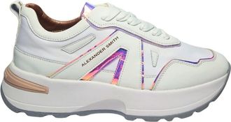 Alexander Smith Femme, Chaussures, Blanc, Taille: 37 EU sneaker Pelle