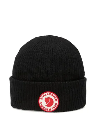 Fj&auml;llr&auml;ven bonnet 1960 &agrave; patch logo - Noir