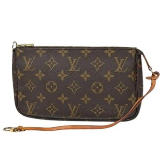 Louis Vuitton Pochette Pouch Pre-owned - Femme - Pre-owned - Brun - Taille: ONE Size