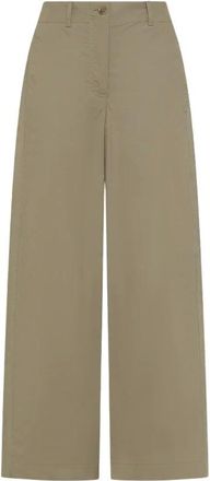 Seventy Femme, Pantalons, Vert, Taille: 42 FR Pantalon Coupe Carotte en Popeline Stretch