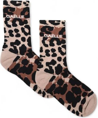 Ga&euml;lle Paris unisex, Sous-v&ecirc;tements, Brun, Taille: ONE Size Calza in spugna logo