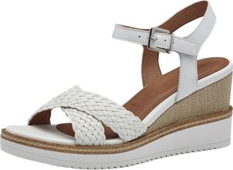 Tamaris Sandalette Damen Keilsabsatz wei&szlig;,EU 39