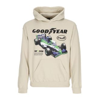 HUF Goodyear Kollaboration Hoodie Nat&uuml;rliche Baumwollmischung - - Sweatshirts & Hoodies - Herren - Beige - XL