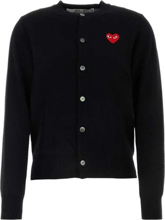 Comme Des Gar&ccedil;ons Rundhals-Cardigan - - Knitwear - Damen - Schwarzk - XS