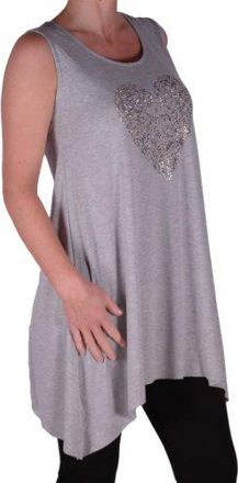 Eye Catch Eyecatch Plus - Débardeur haut droit strass en coeur - Femme