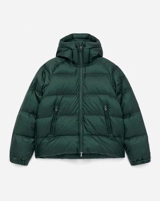 Arket Sportliche Upcycled Down Jacke -Gr&uuml;n