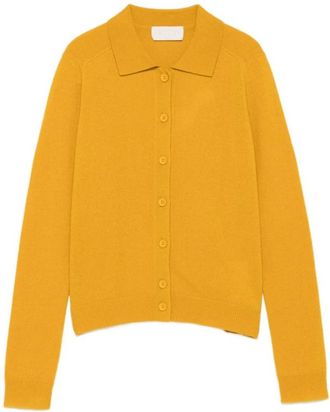 iBlues Iblpedone Cardigan - - Knitwear - Damen - Gelb - M