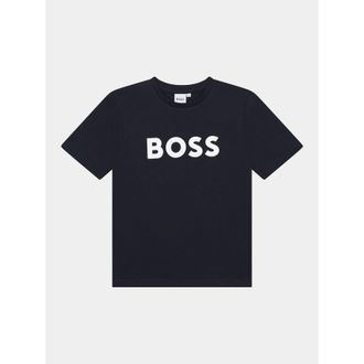HUGO BOSS T-Shirt J25P24 D Dunkelblau Regular Fit