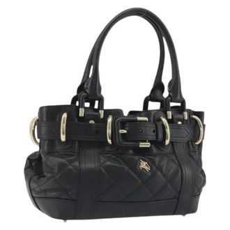 Burberry Sac &agrave; main vintage Pre-owned - Femme - Pre-owned - Noir - Taille: ONE Size