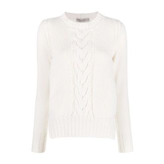 D.exterior Pullover mit Zopfmuster - - Knitwear - Damen - Beige - L