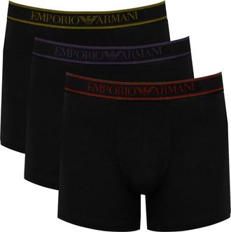 Emporio Armani Dreierpack Boxer Briefs - - Underwear - Herren - Schwarzk - S