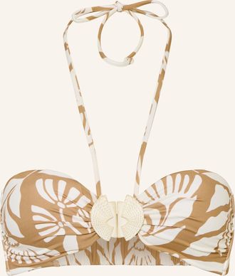 Watercult Watercult Bandeau-Bikini-Top Coastal Bohemia beige