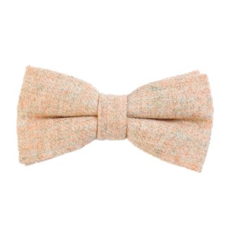 DonDon Herren Fliege 12 x 6 cm Baumwolle gebunden und längenverstellbar sand