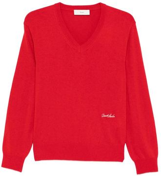 Dunst V-neck Logo Sweater