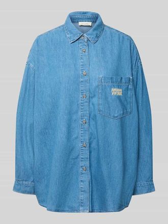 American Vintage Relaxed Fit Hemdbluse in Denim-Optik Modell IZEWAY