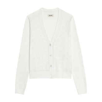 Zadig&Voltaire Manala Cardigan - - Knitwear - Damen - Wei&szlig; - M