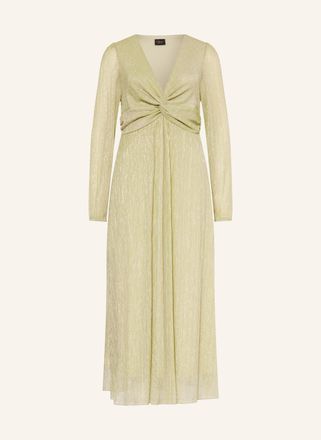 s.Oliver Black Label S.Oliver Black Label Kleid Mit Plissees Und Glitzergarn gruen