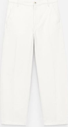 Arket Elegante Denimhose -Wei&szlig;