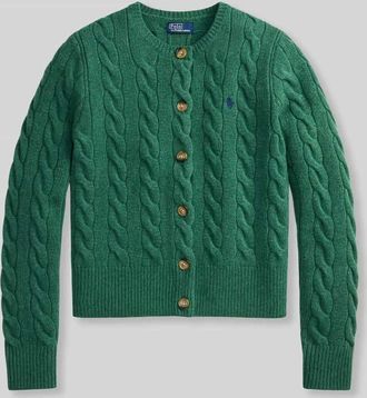 Polo Ralph Lauren Regular Fit Strickjacke aus Wolle mit Kaschmir-Anteil