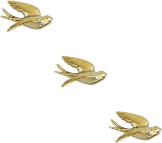 BESPORTBLE Keramik Vogel Statue Im Nordic Stil - Wanddeko Für Schlafzimmer Und Büro - Elegante Goldene Figur Als Kunstwerk Und Sammlerstück Für Stilvolle Wohnräu