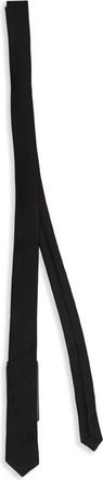 Saint Laurent Krawatte mit Monogrammmuster - Schwarz