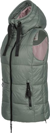 Sublevel Damen kurze Steppweste D50048X80113A1 Agave Green L