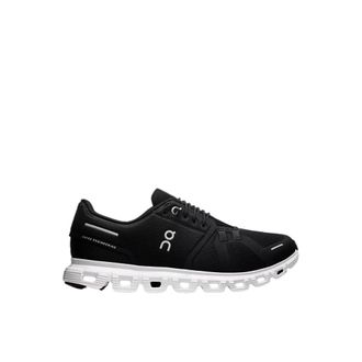 On Running Femme, Chaussures, Noir, Taille: 40 1/2 EU Cloud 6 Chaussures de Course Noir Blanc