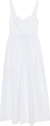 Matteau Bralette midi dress - Wei&szlig;