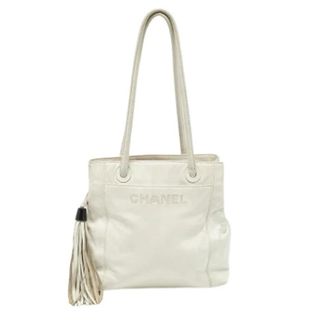 Chanel Pre-owned Vintage Schultertasche - - Pre-owned - Damen - Wei&szlig; - ONE SIZE