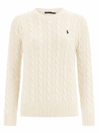 Polo Ralph Lauren Cable-Knit Wool-Cashmere Sweater - Ivory
