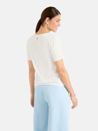 Lieblingsst&uuml;ck T-Shirt VictoriaL mit V-Ausschnitt, bedruckt