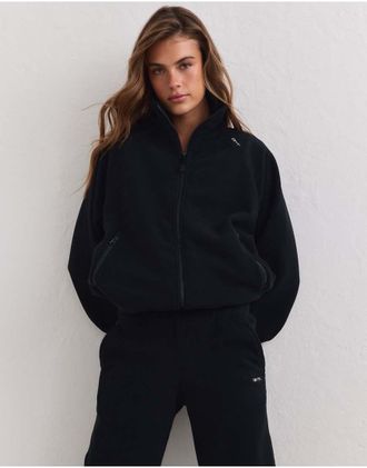 Aim'n veste zipp&eacute;e en polaire noire