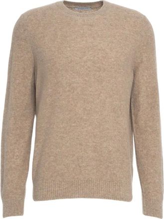 Gender Homme, Pulls, Brun, Taille: 2XL Pull Luxueux en Laine Tricot Marrone