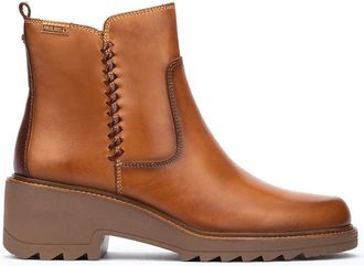 Pikolinos Stiefeletten mit Absatz in Leder ALCARAZ für Frauen Farbe Brandy