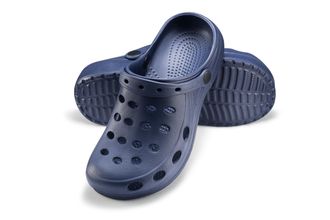 Estro & Luminara Gartenclog für Damen - Clogs Herren Garten Damen Unisex Pantoletten Herren Clog Kunststoff Herren Leicht Clog Damen Garten A02, dunkelblau, 37 EU