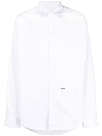 Dsquared2 chemise à logo imprimé - Blanc