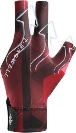 Generic Billardtischhandschuhe mit Fingern, professionelle Billardhandschuhe, schwei&szlig;absorbierende Billardhandschuhe, linke Hand mit Fingern, rutschfest