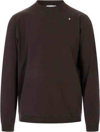 Stone Island Homme, Sweatshirts et sweats &agrave; capuche, Gris, Taille: XL Stretch Cotton Fleece Stellina