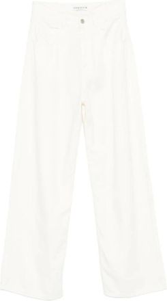 Icon Denim Los Angeles Femme, Pantalons, Blanc, Taille: W28 Wide Pantalons