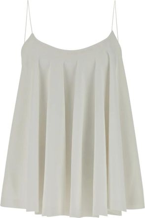 Jacquemus Femme, Tops, Blanc, Taille: 38 FR Hauts sans manches