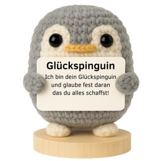 Gl&uuml;cksmoment DAS ORIGINAL | Handgefertigter geh&auml;kelte Gl&uuml;cksbringer | Trostspender | Motivation & Anti Stress | Pocket Hug | Mutmacher | Emotional Support | Seelen