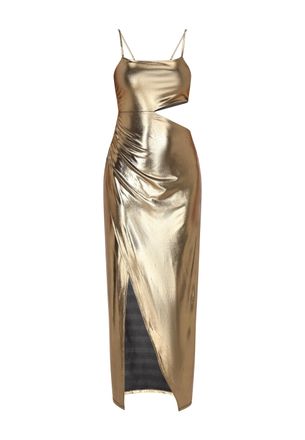 Faina Kleid Frauen Gold