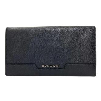 Bulgari Portefeuille long (bi-pli) Pre-owned - Homme - Pre-owned - Noir - Taille: ONE Size