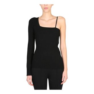 Helmut Lang Cross-Tr&auml;ger-Top - - Tops - Damen - Schwarzk - L